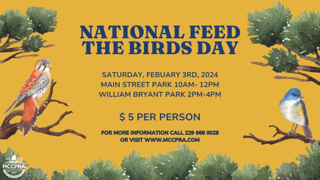 National Feed The Birds Day - Downtown Moultrie